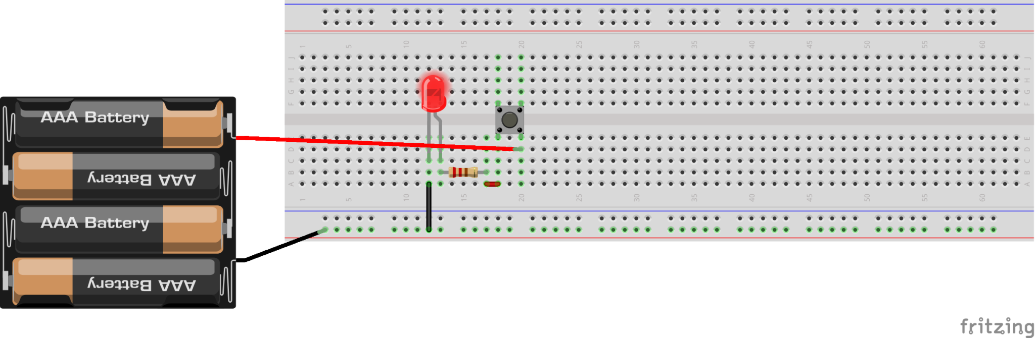 LED Blinking with a Push Button using Fritzing Archives - Science Math ... LED Blinking with a Push Button using Fritzing Archives - Science Math ...
